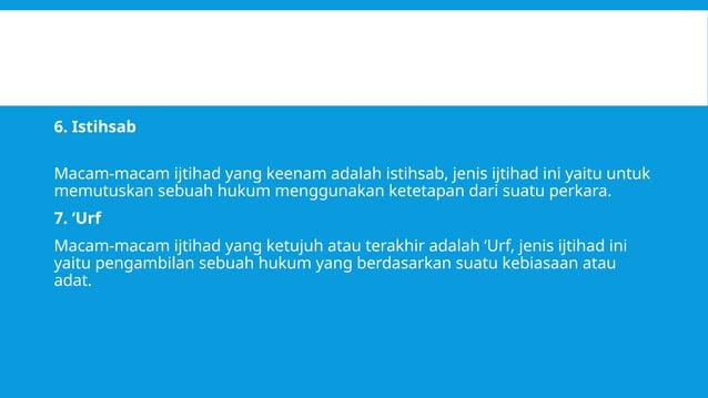 PERBEDAAN ANTARA IJTIHAD DAN MUJTAHID pptx | PPT