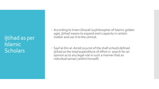ijtihad | PPTX