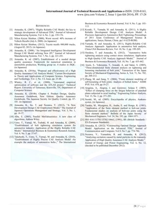 DEVELOPING A HIGHER-CYCLED PRODUCT DESIGN CAE MODEL: THE EVOLUTION OF ...