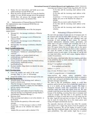 DEVELOPMENT OF AN EFFECTIVE BAYESIAN APPROACH FOR SPAM FILTERING | PDF