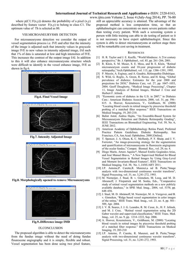 SYSTEM BASED ON THE NEURAL NETWORK FOR THE DIAGNOSIS OF DIABETIC RETINOPATHY | PDF | Eye and ...