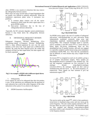 DESIGN AND IMPLEMENTATION OF OFDM SYSTEM AND REDUCTION OF INTER-CARRIER INTERFERENCE | PDF