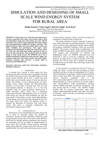 SIMULATION AND DESIGNING OF SMALL SCALE WIND ENERGY SYSTEM FOR RURAL ...