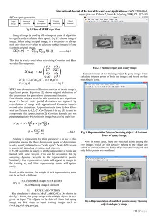 FEATURE EXTRACTION USING SURF ALGORITHM FOR OBJECT RECOGNITION | PDF ...