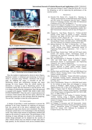 TRACKING AND CHECKING CARGO CONTAINERS PILFERAGE USING ELECTRONIC LOCK ...