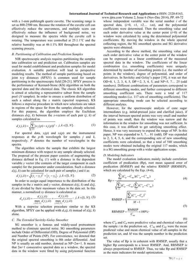 Near Infrared Spectroscopic Modeling Optimization For Quantitative Determination Of Sugar Brix