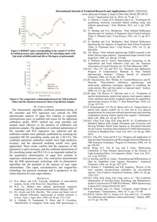 NEAR-INFRARED SPECTROSCOPIC MODELING OPTIMIZATION FOR QUANTITATIVE ...