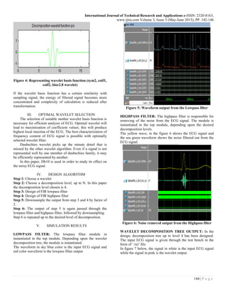 ANALYSIS OF ECG WITH DB10 WAVELET USING VERILOG HDL | PDF