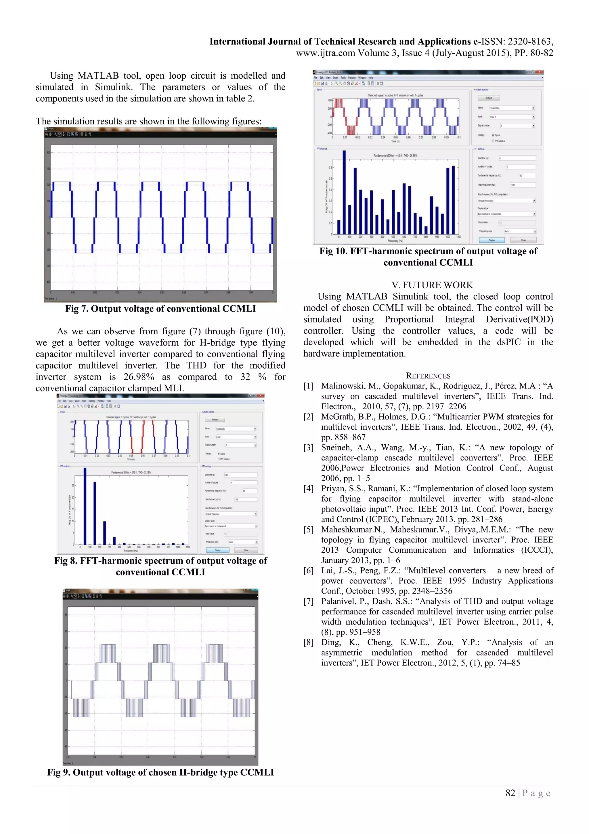 POD-PWM BASED CAPACITOR CLAMPED MULTILEVEL INVERTER | PDF