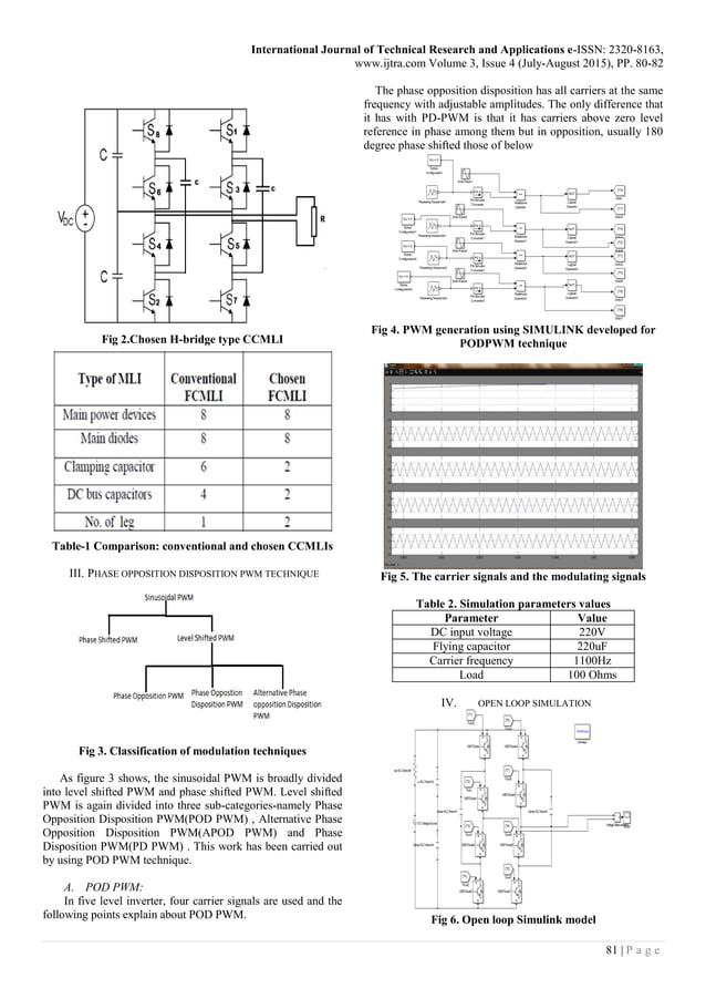 POD-PWM BASED CAPACITOR CLAMPED MULTILEVEL INVERTER | PDF