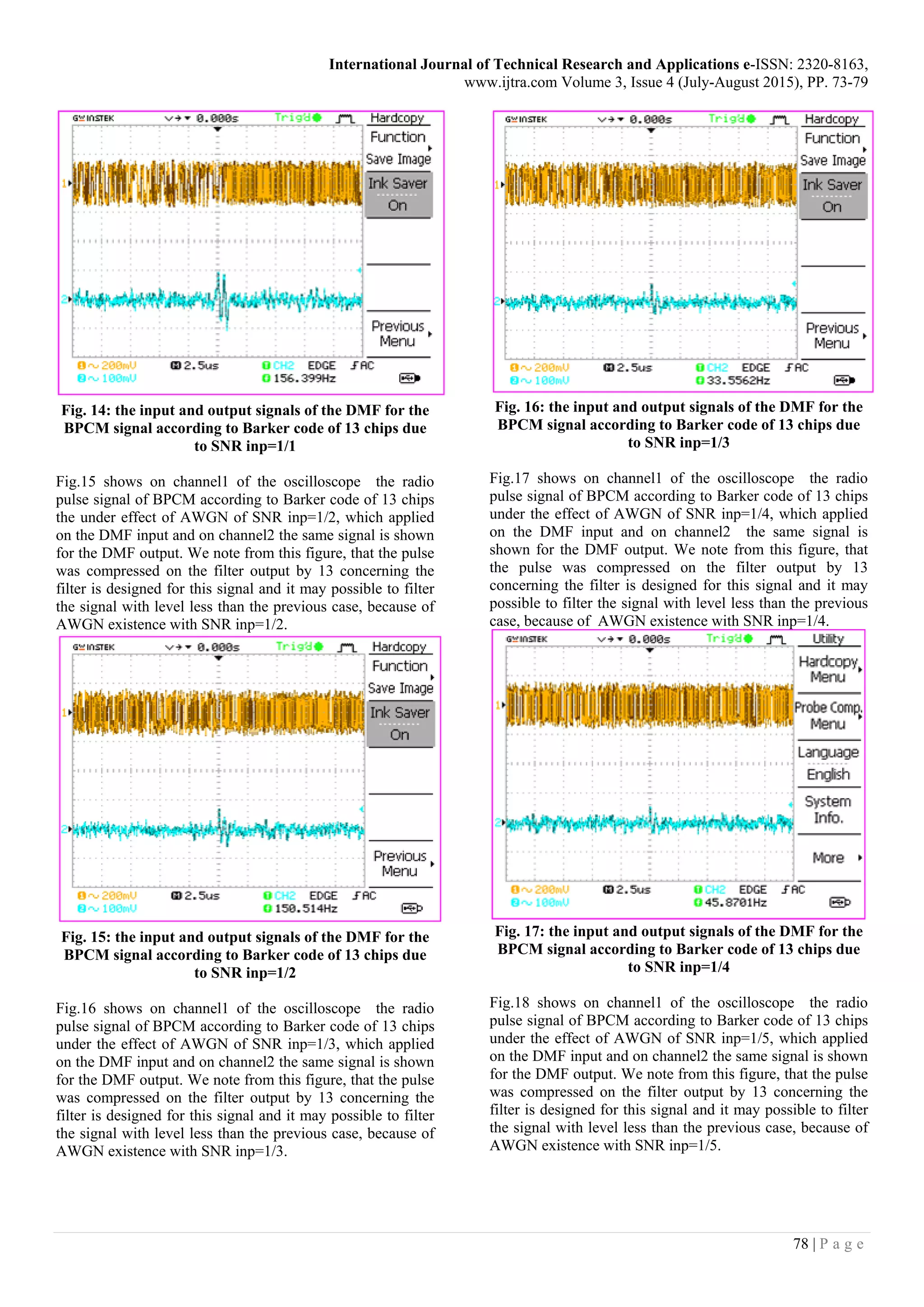 DIGITAL COMPRESSING OF A BPCM SIGNAL ACCORDING TO BARKER CODE USING FPGA | PDF | Digital Audio ...
