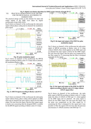 DIGITAL COMPRESSING OF A BPCM SIGNAL ACCORDING TO BARKER CODE USING FPGA | PDF