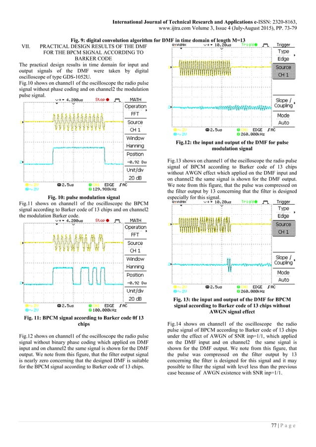 DIGITAL COMPRESSING OF A BPCM SIGNAL ACCORDING TO BARKER CODE USING FPGA | PDF | Digital Audio ...