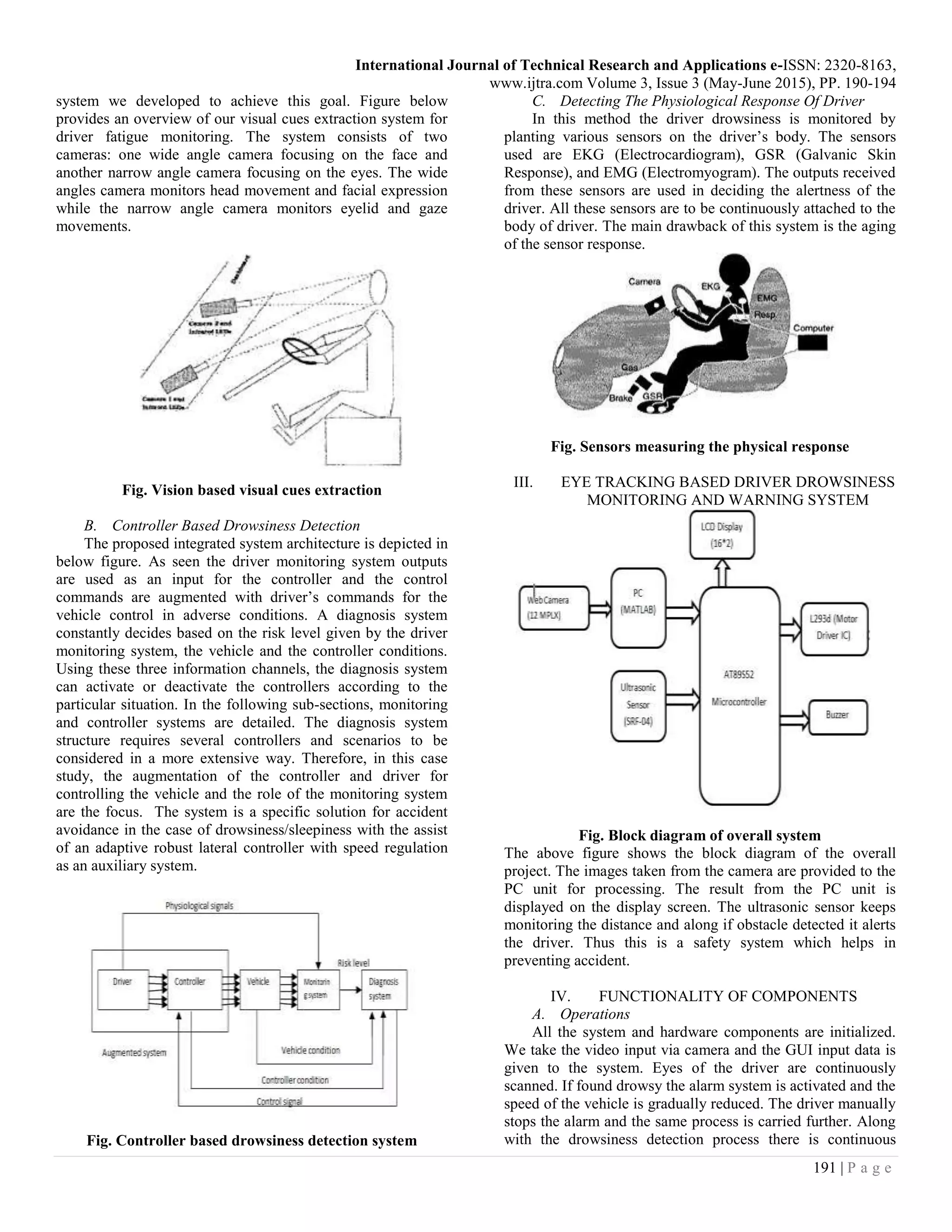 EYE TRACKING BASED DRIVER DROWSINESS MONITORING AND WARNING SYSTEM | PDF