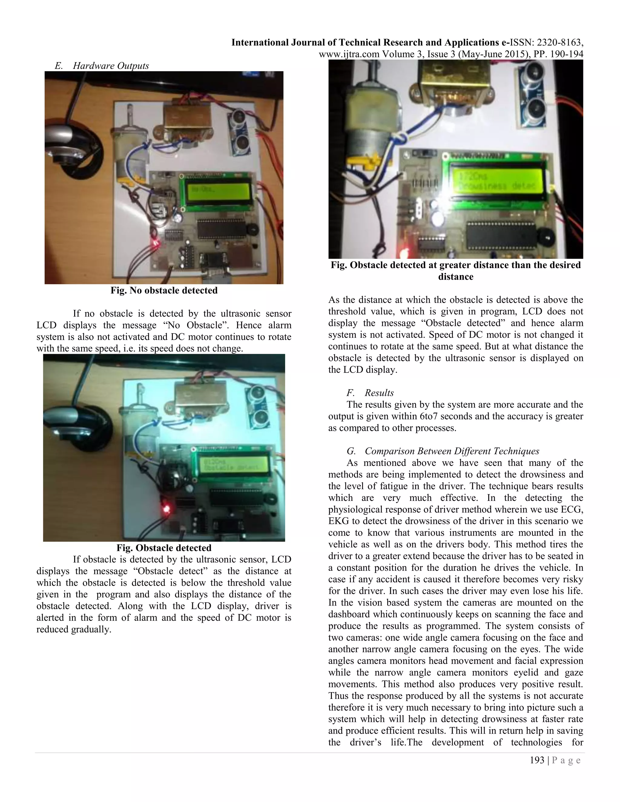 EYE TRACKING BASED DRIVER DROWSINESS MONITORING AND WARNING SYSTEM | PDF