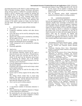 EYE TRACKING BASED DRIVER DROWSINESS MONITORING AND WARNING SYSTEM | PDF