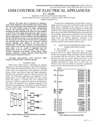 GSM CONTROL OF ELECTRICAL APPLIANCES | PDF