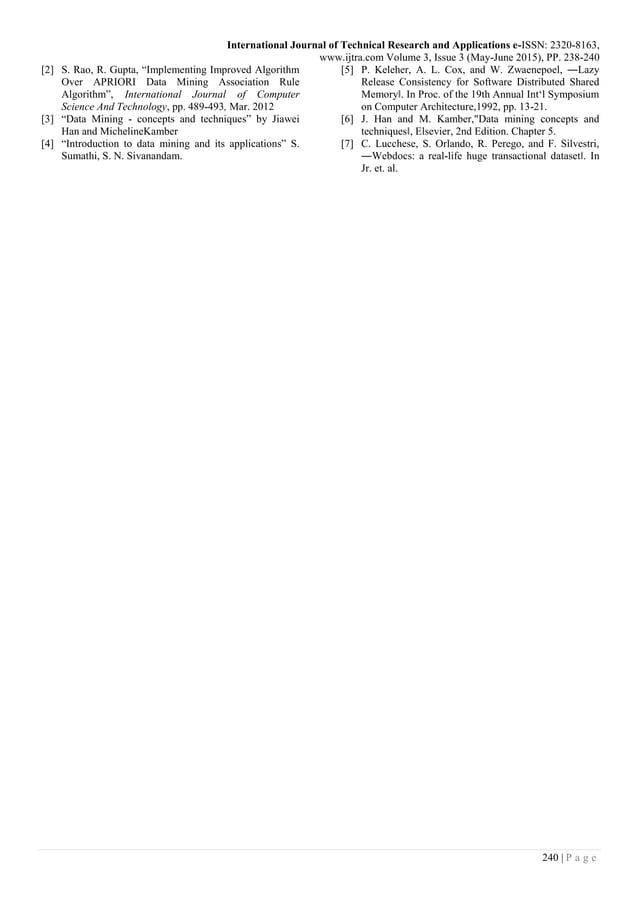 Improved Apriori Algorithm For Association Rules Pdf