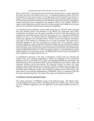 UBIQUITOUS HEALTHCARE MONITORING SYSTEM USING INTEGRATED TRIAXIAL ACCELEROMETER, SPO2AND ...