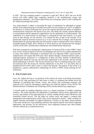 Authentication Devices in Fog-mobile Edge Computing Environments through a Wireless Grid ...