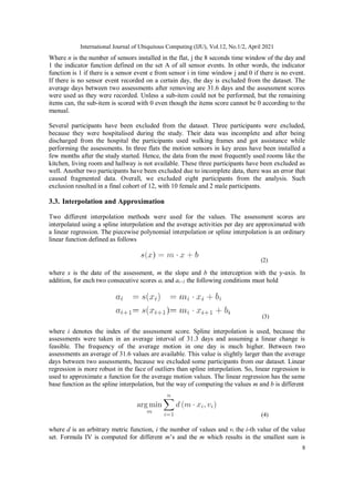 ANALYSING THE CORRELATION OF GERIATRIC ASSESSMENT SCORES AND ACTIVITY ...