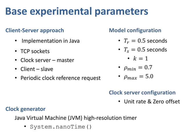 Clock Synchronization Using Servo Clock Pptx Computer Networking Computing