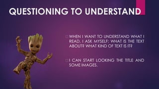 Reading comprehension techniques. | PPTX