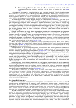 Bureaucratic Rules & Their Implications: A Study of Jammu & Kashmir ...
