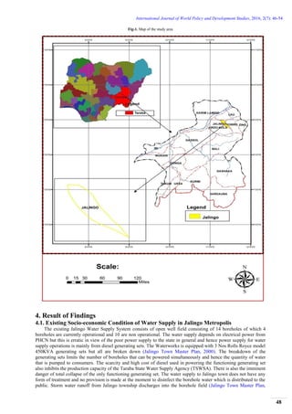 Prospect of Urban Water Supply in Jalingo Metropolis, Taraba State ...