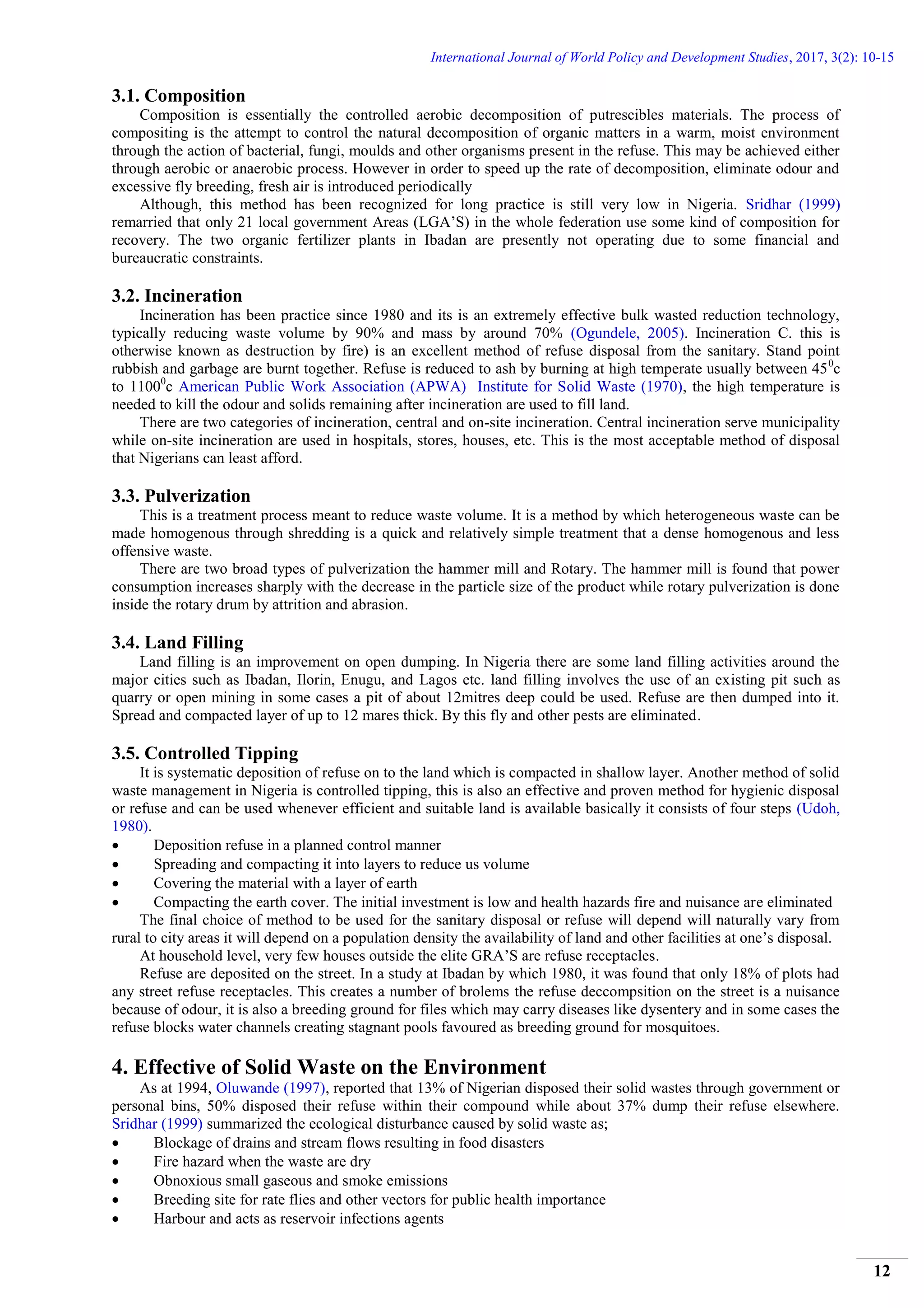 Challenges of Solid Waste Management in Rural Area | PDF | Indoor ...
