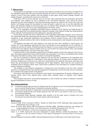 Challenges of Solid Waste Management in Rural Area | PDF