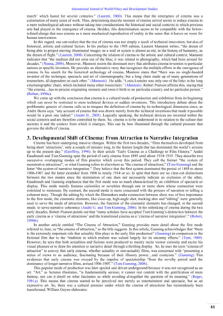 Questioning the Definition of Cinema: From Artistic Production to ...