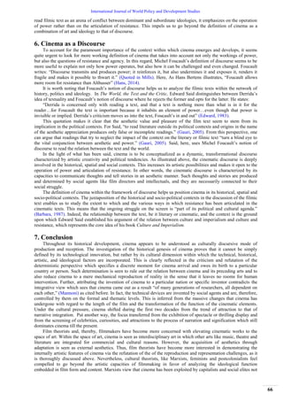 Questioning the Definition of Cinema: From Artistic Production to Discursive Practice | PDF