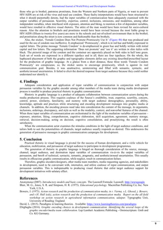 The Graphic Communication Actor: Generating Visual Rhetoric for Development Initiatives | PDF