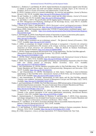 From Growth Poles and Clusters to Business Ecosystems Dynamics: The ...