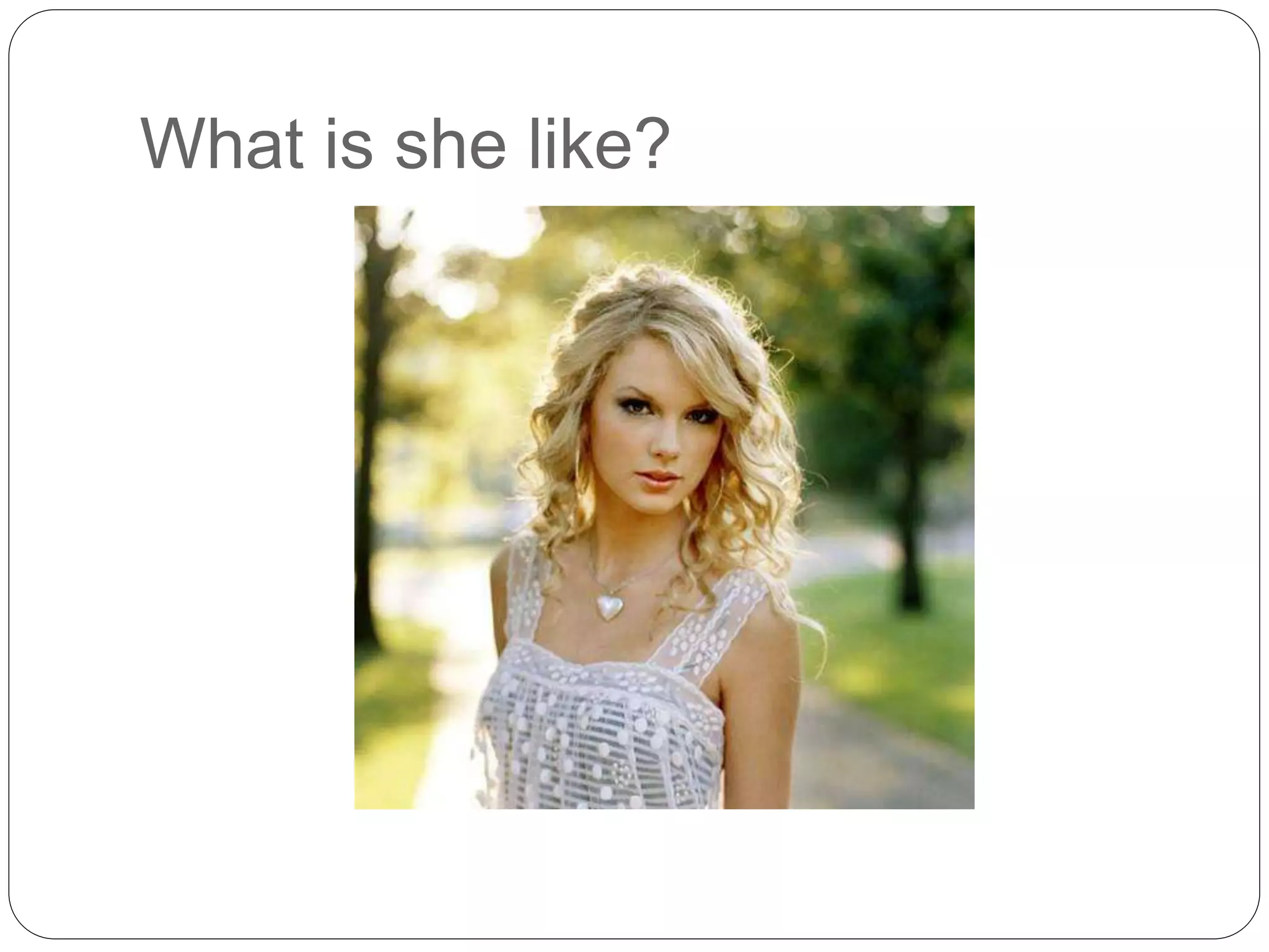 Describing people | PPTX