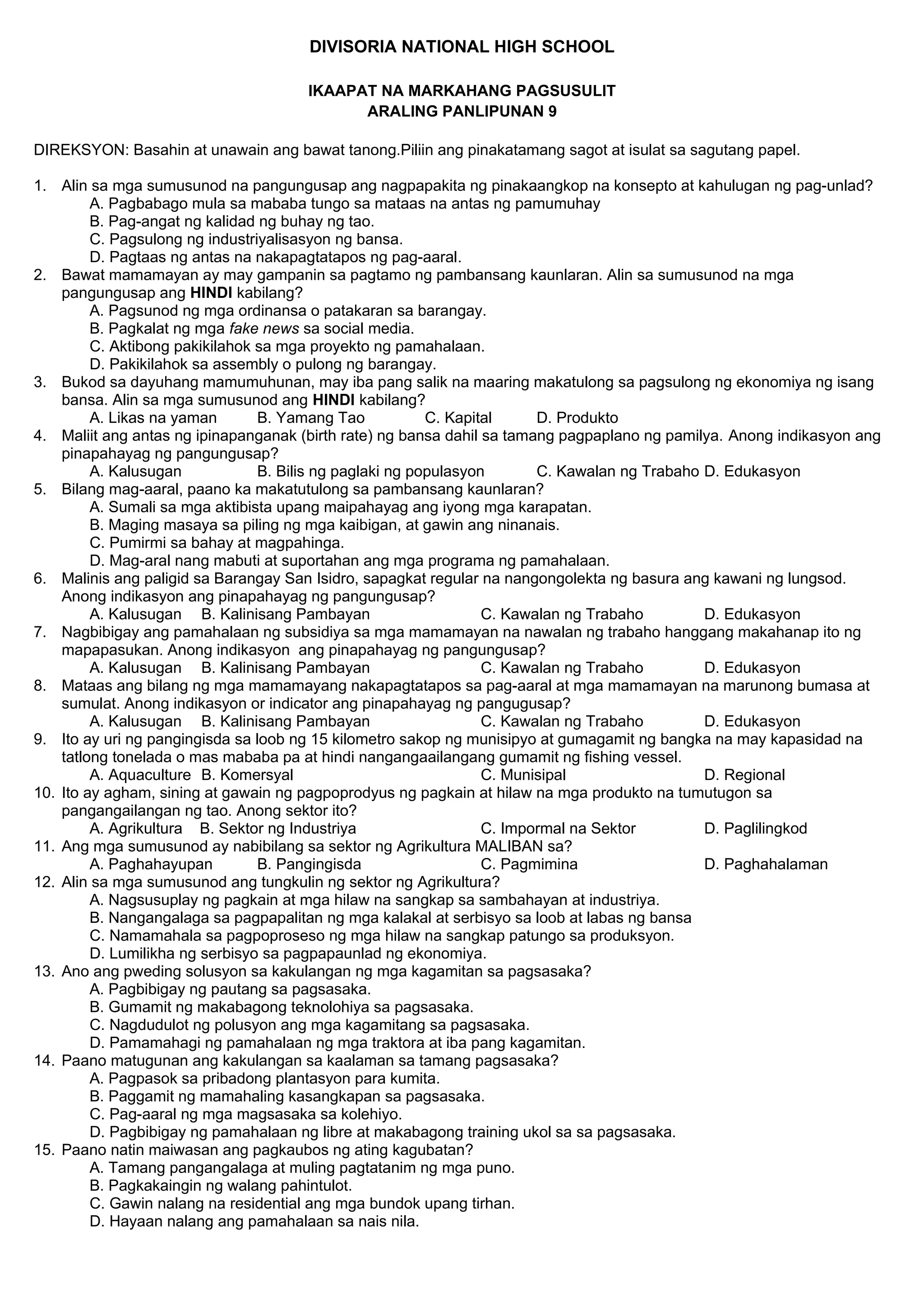 Ikaapat Markahang Pagsusulit_AP9for printing.docx