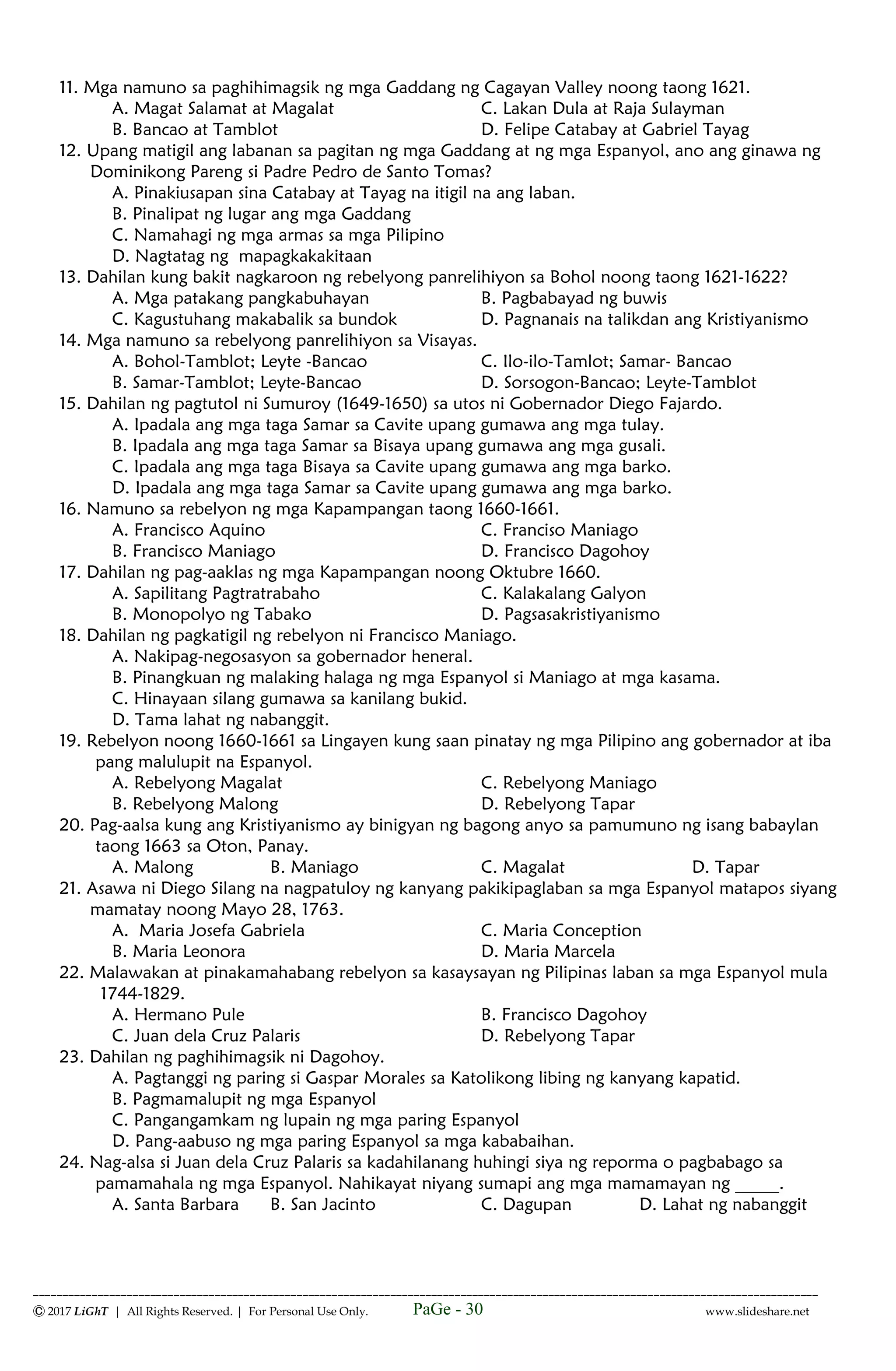 K TO 12 GRADE 5 IKAAPAT NA MARKAHANG PAGSUSULIT | PDF