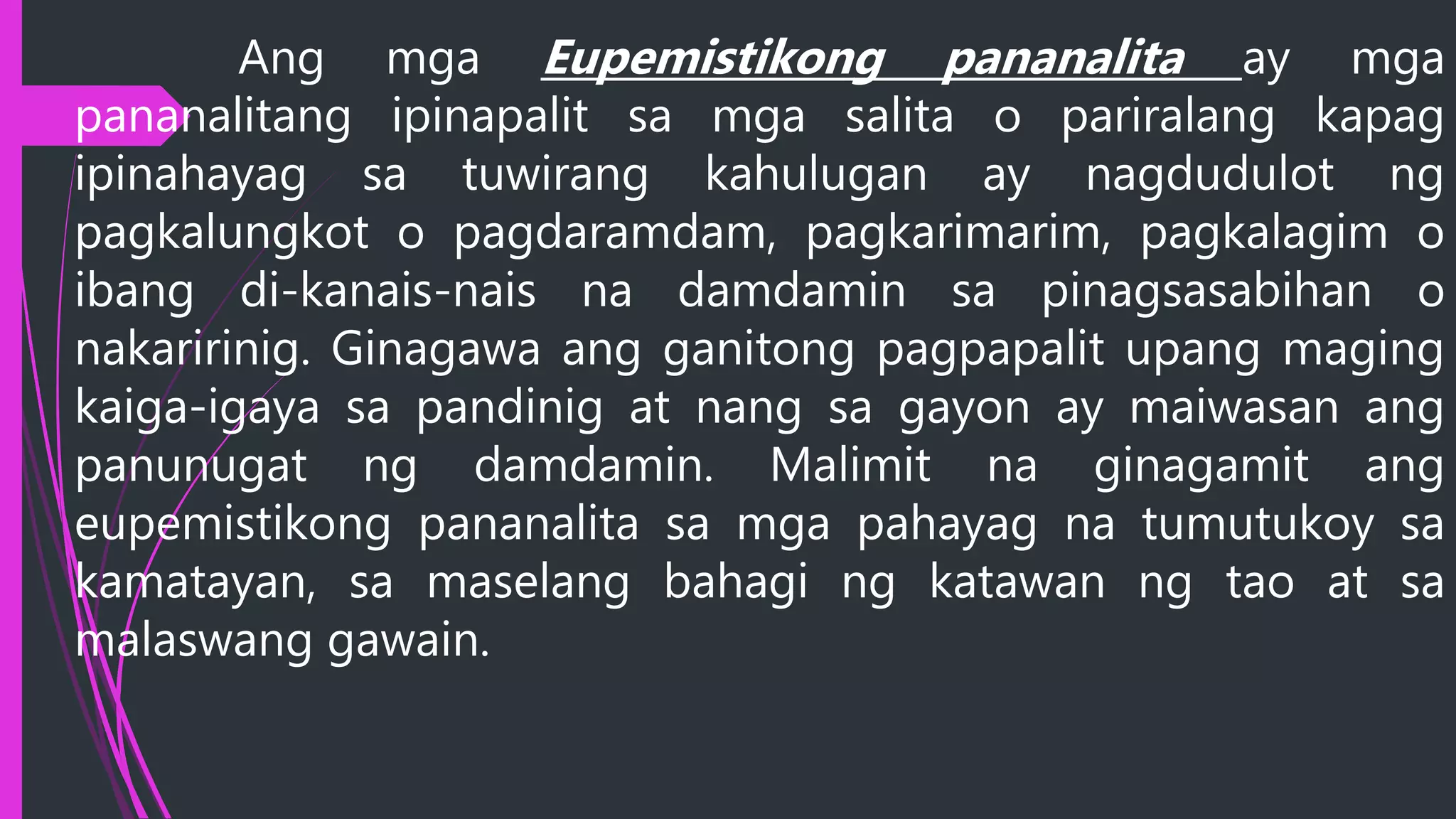 (Ikalawang bahagi)dulang pantanghalan | PPTX
