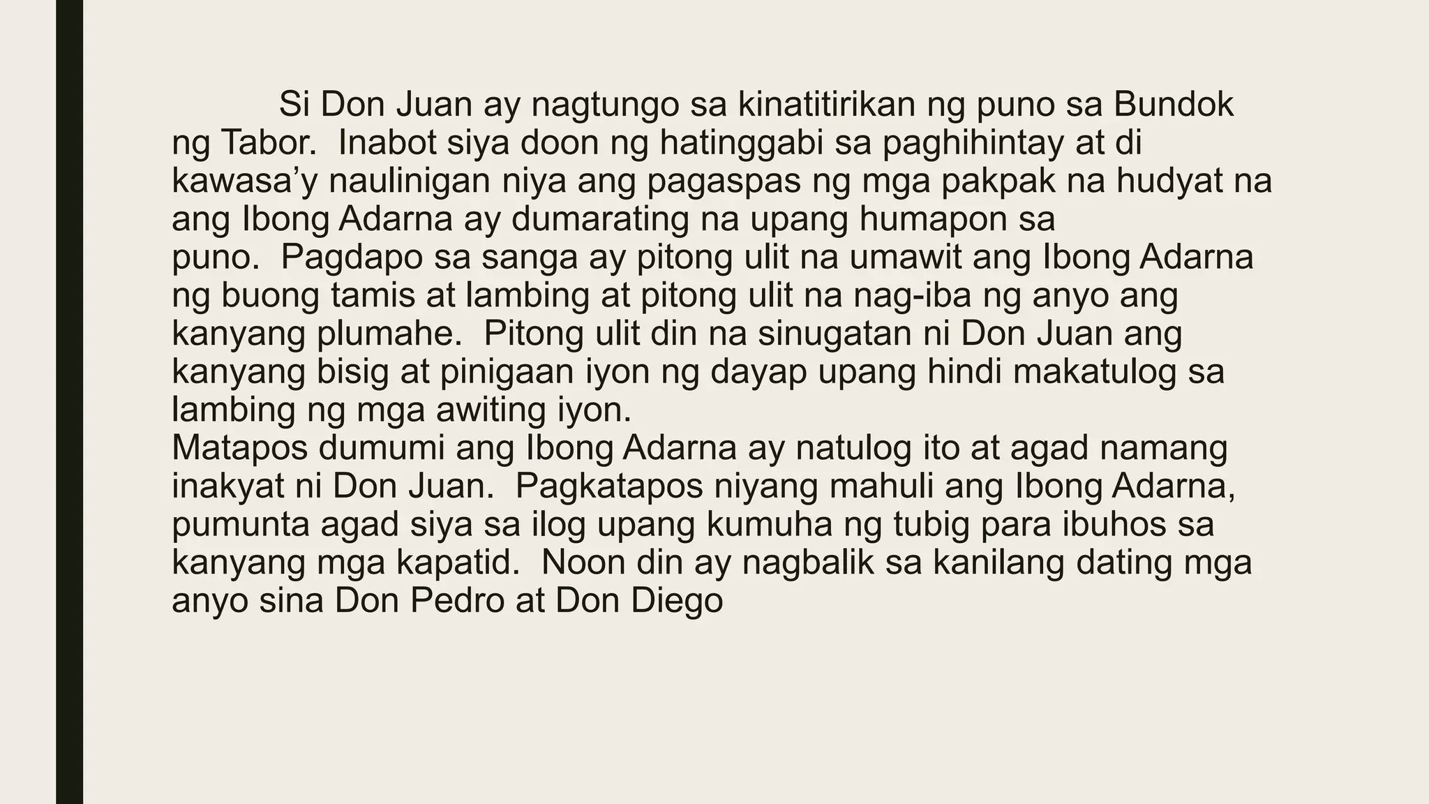 Ikalawang Bahagi ng Ibong Adarna Paglalakbay ni Don Juan | PPTX