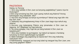 Ikalawang Bahagi ng Ibong Adarna Paglalakbay ni Don Juan | PPTX