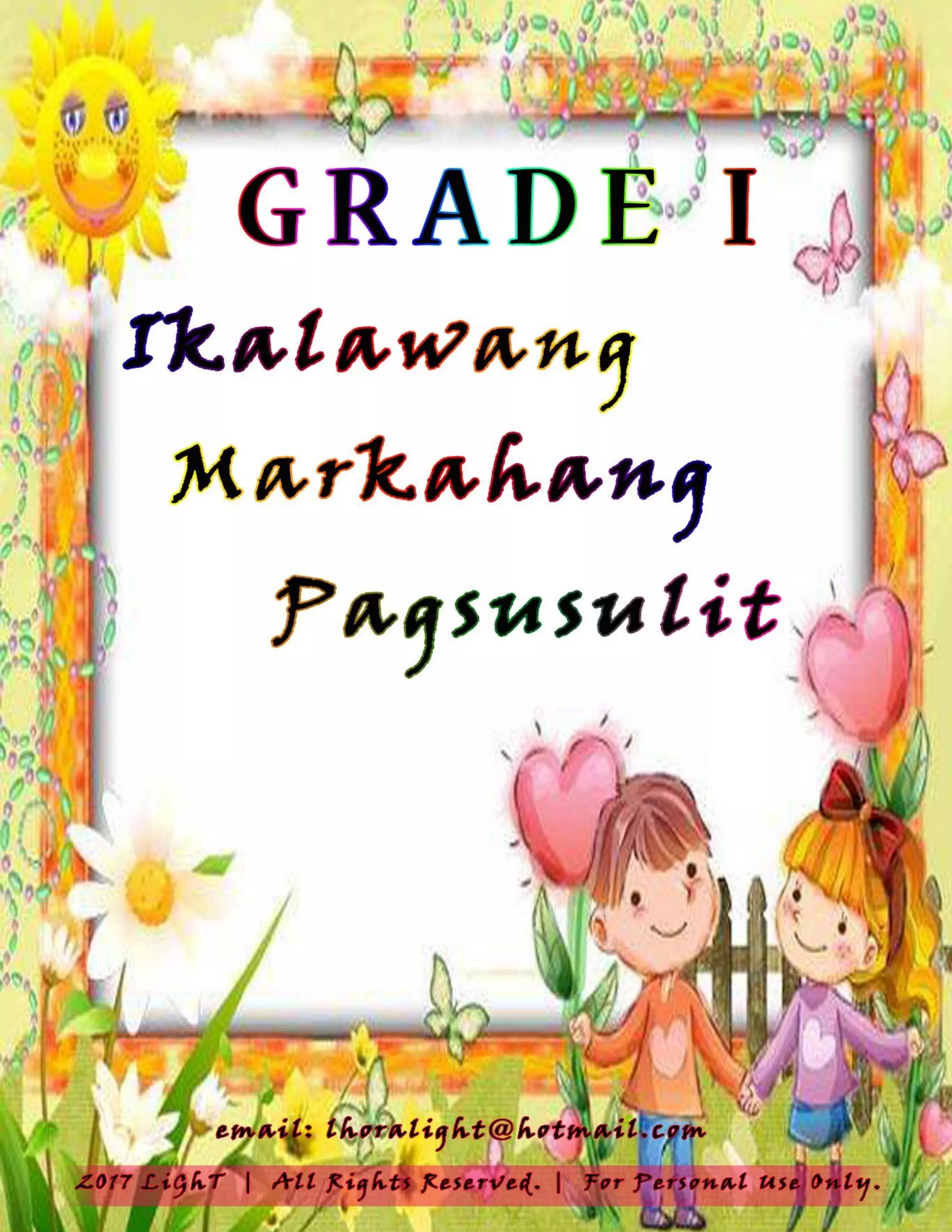 K TO 12 GRADE 1 IKALAWANG MARKAHANG PAGSUSULIT | PDF