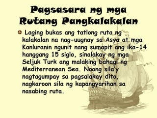 Unang Yugto ng Imperyalismong Kanluranin | PPT