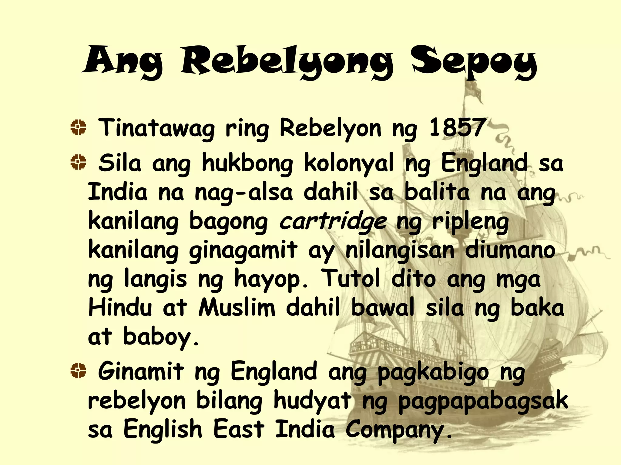 Ikalawang yugto ng imperyalismong kanluranin | PPT