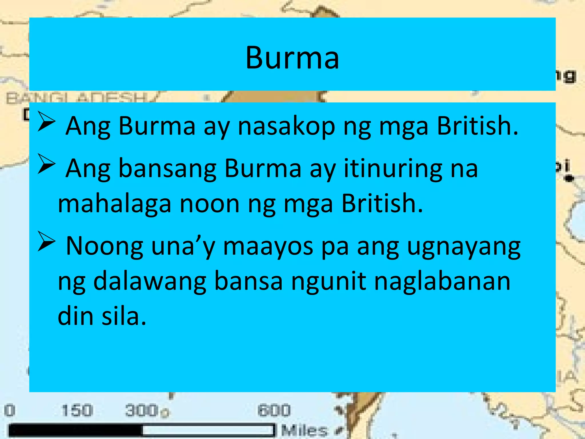 Ikalawang yugto ng imperyalismong kanluranin sa asya (timog silangang ...