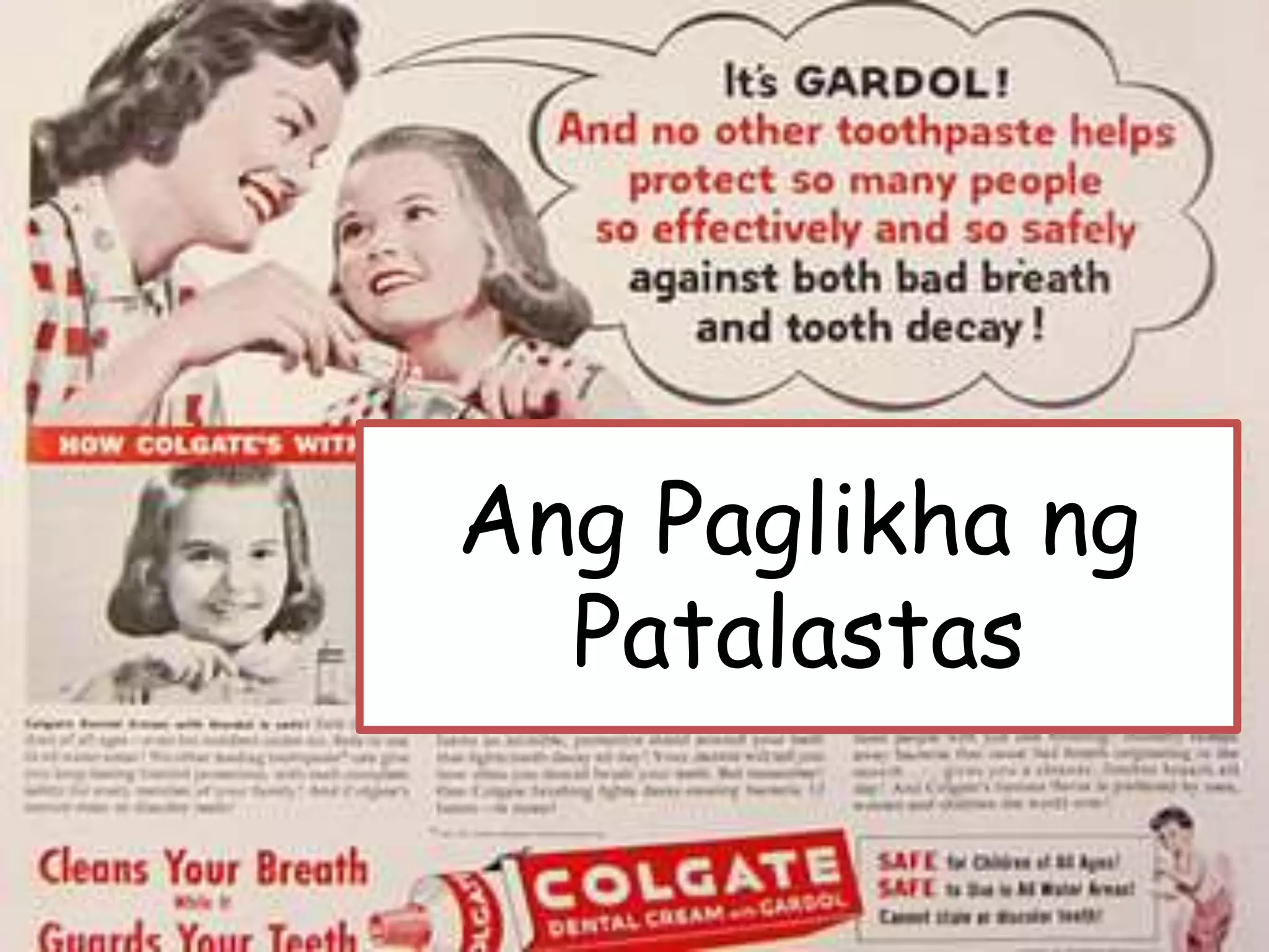 Ang Patalastas at ang Sikolohiyang Pilipino | PPTX