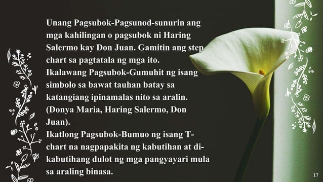 Ikalimang Bahagi -Mga Pagsubok na Hinarap ni Don Juan | PPTX Ikalimang Bahagi -Mga Pagsubok na Hinarap ni Don Juan | PPTX