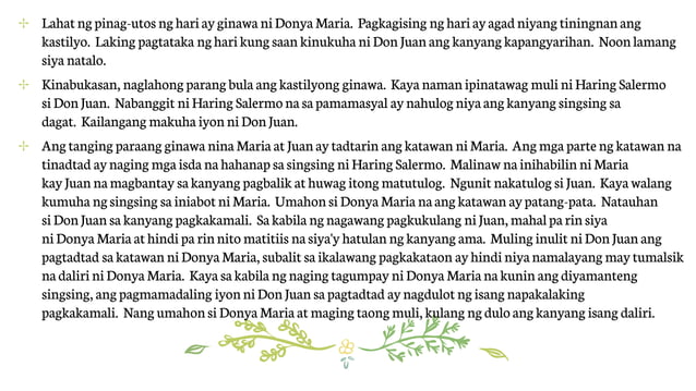Ikalimang Bahagi -Mga Pagsubok na Hinarap ni Don Juan | PPTX Ikalimang Bahagi -Mga Pagsubok na Hinarap ni Don Juan | PPTX
