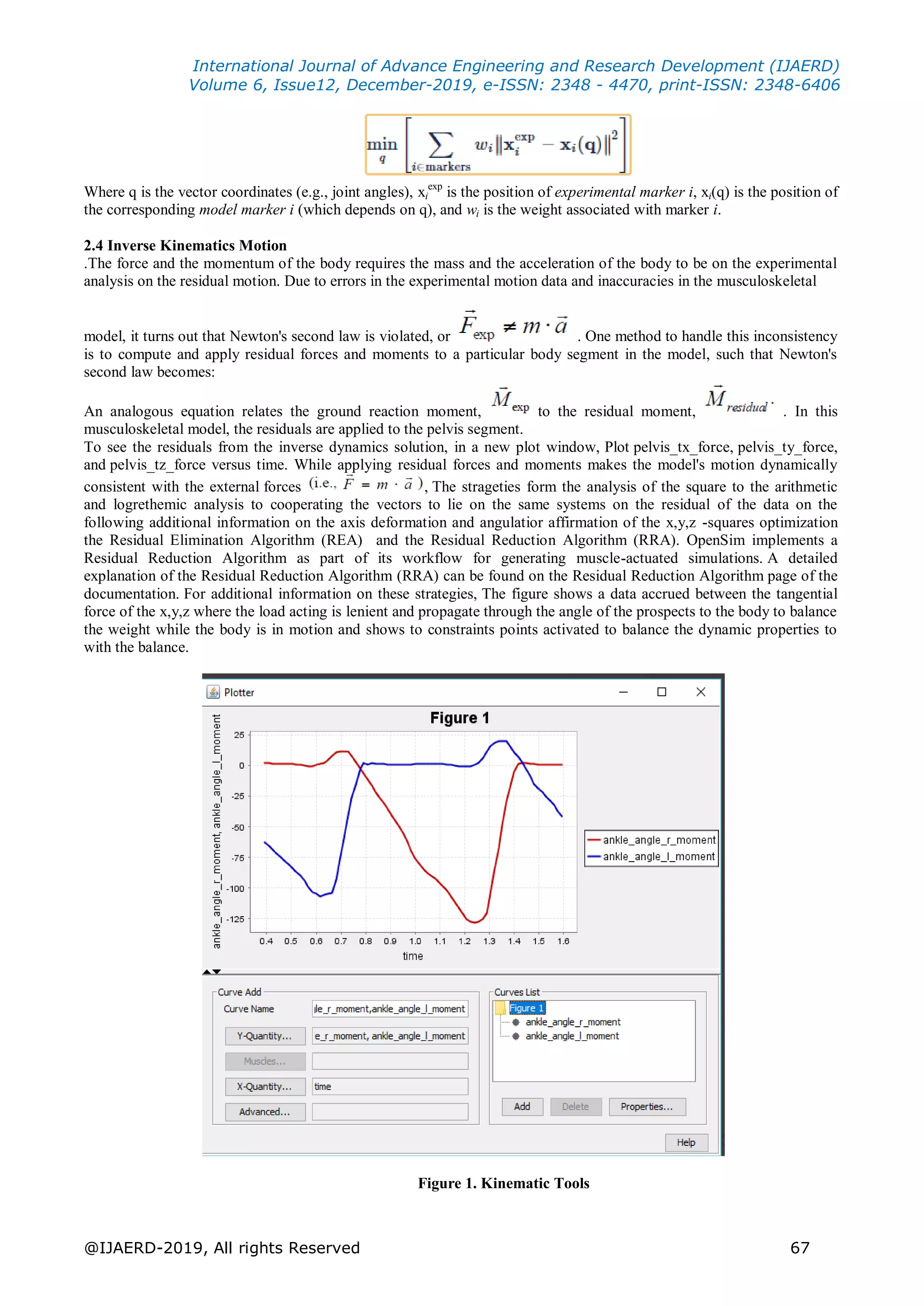 Ik analysis for the hip simulator using the open sim simulator | PDF