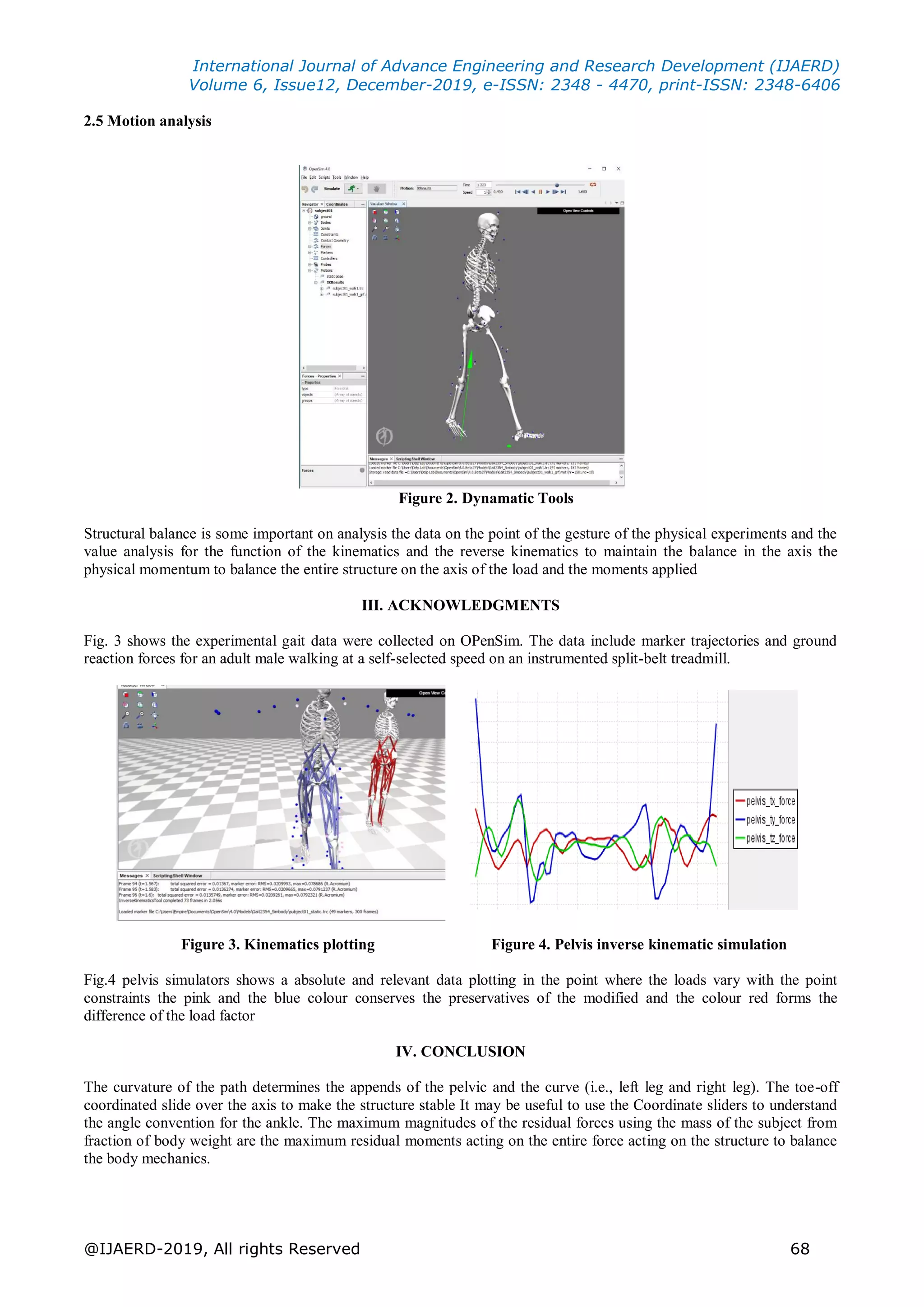 Ik analysis for the hip simulator using the open sim simulator | PDF